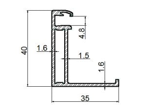Aluminum extrusion solar panel frame - Solar Panel Frame